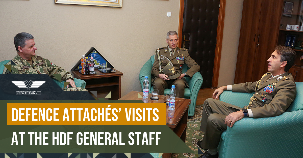 Defence Attachés’ Visits at the HDF General Staff